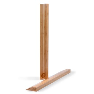 Solid Bamboo Yoga Block Slanting Plank 60cm X 9cm X 3cm - Etsy