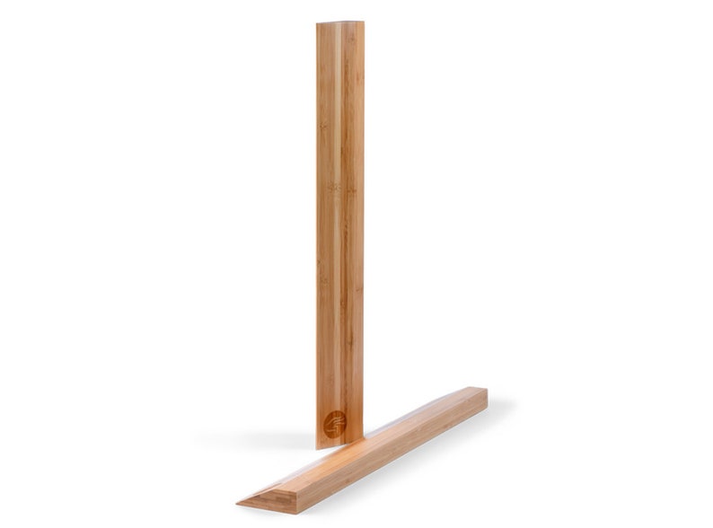 Solid Bamboo Yoga Block - Slanting Plank 60cm X 9cm X 3cm - Etsy