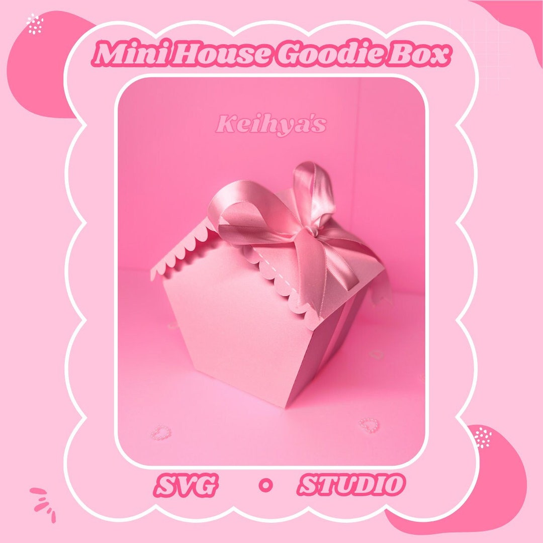 Mini House Goodie Box Cricut SVG Silhouette Studio Templates, Party ...