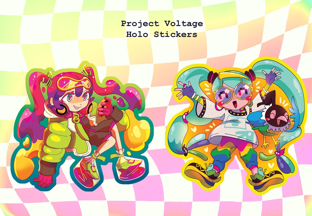 Project Voltage Miku Stickers Poison and Normal - Etsy