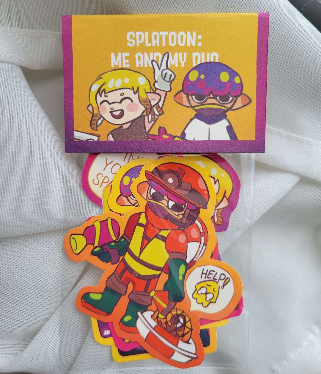 Splatoon Sticker Pack: Me and My Duo - Etsy