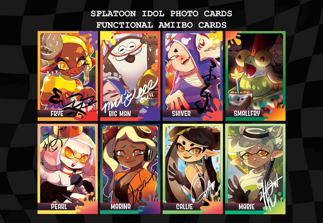 SPLATOON Amiibo, Deep Cut, off the Hook, and Squid Sisters Functional ...