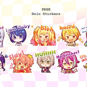 10 PACK Project Sekai Colorful Stage Vocaloid Character Holographic ...