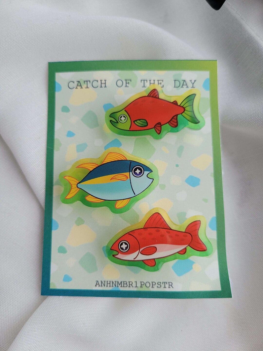 Catch of the Day Fish Epoxy Pins - Etsy