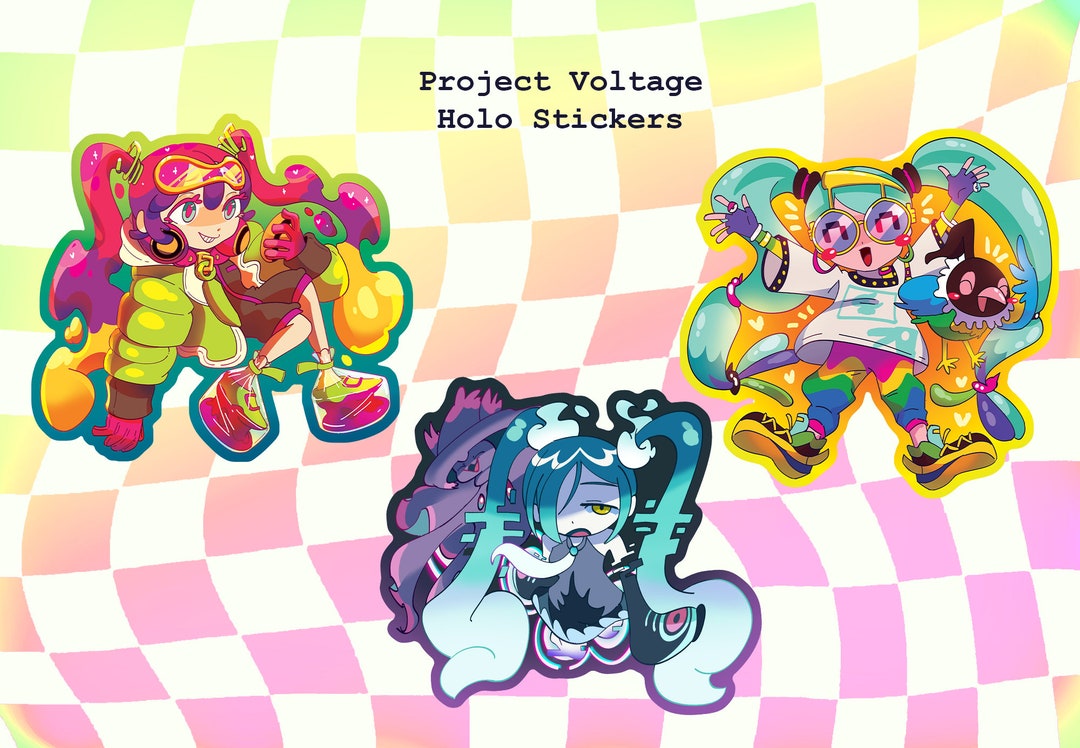 Project Voltage Miku Stickers Poison and Normal - Etsy