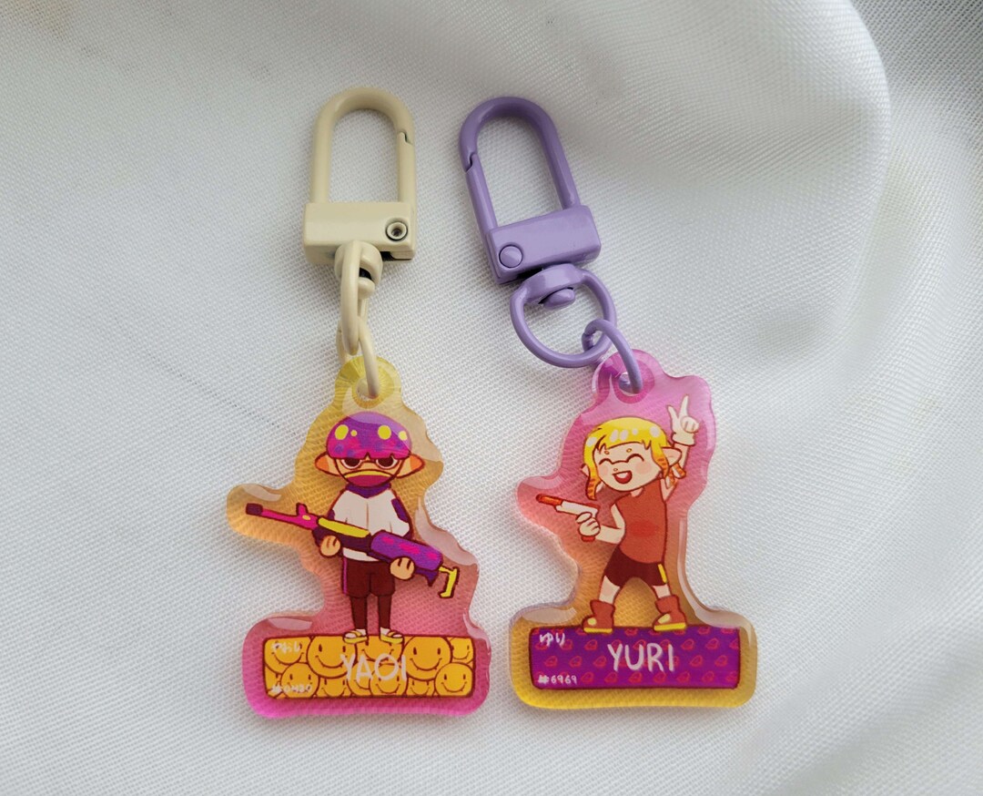 Splatoon 3 Double YAOI/YURI Keychain for You and Your Duo! - Etsy