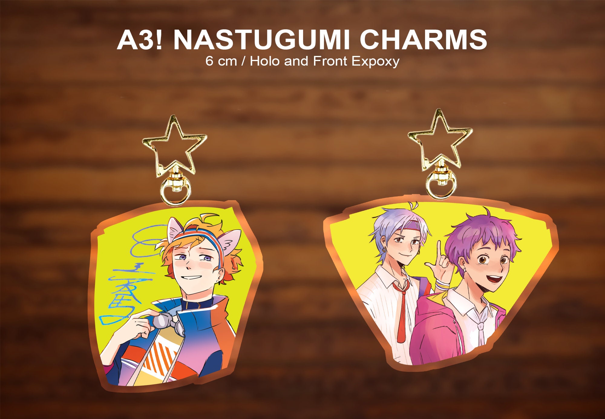 A3 Act Addict Actors Natsugumi Summer Troupe Charms - Etsy