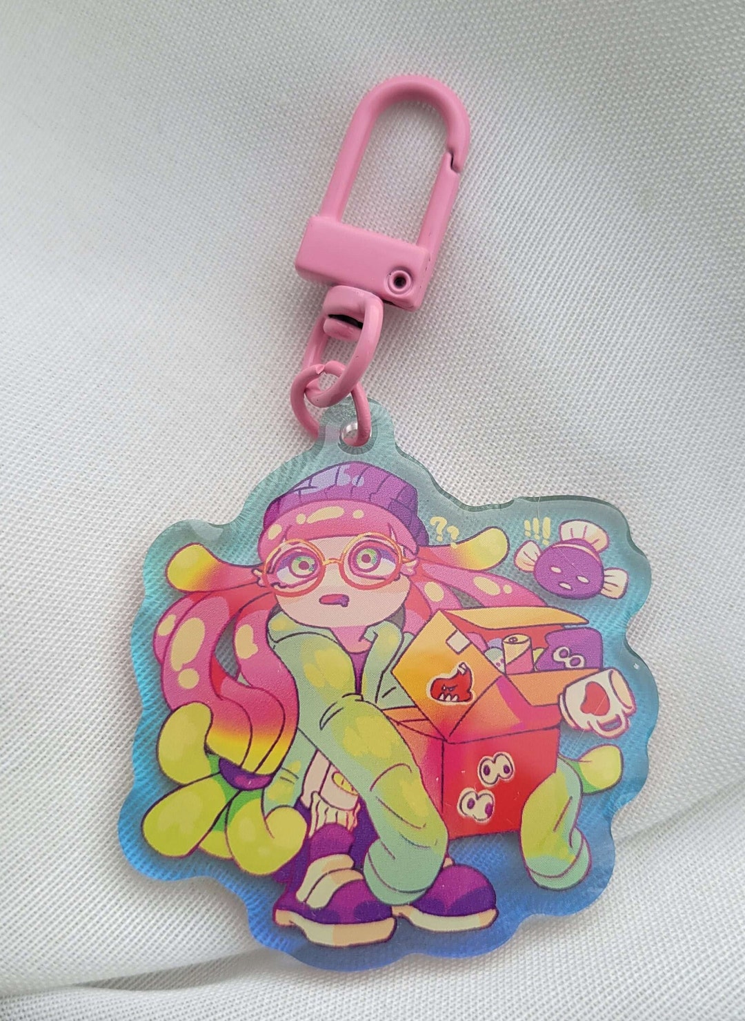Splatoon 3 Paruko / Harmony Fashion Acrylic Charm - Etsy
