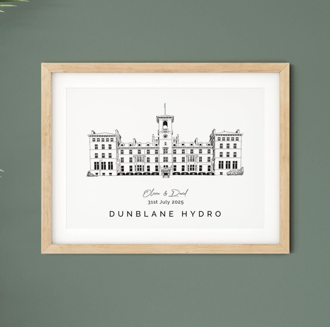 Dunblane Hydro, Wedding Venue Illustration, Doubletree by Hilton Hotel ...