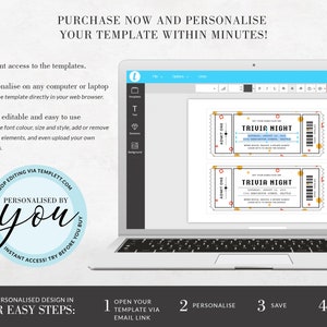 Downloadable Trivia Night Game Night Ticket, Surprise Game Ticket ...