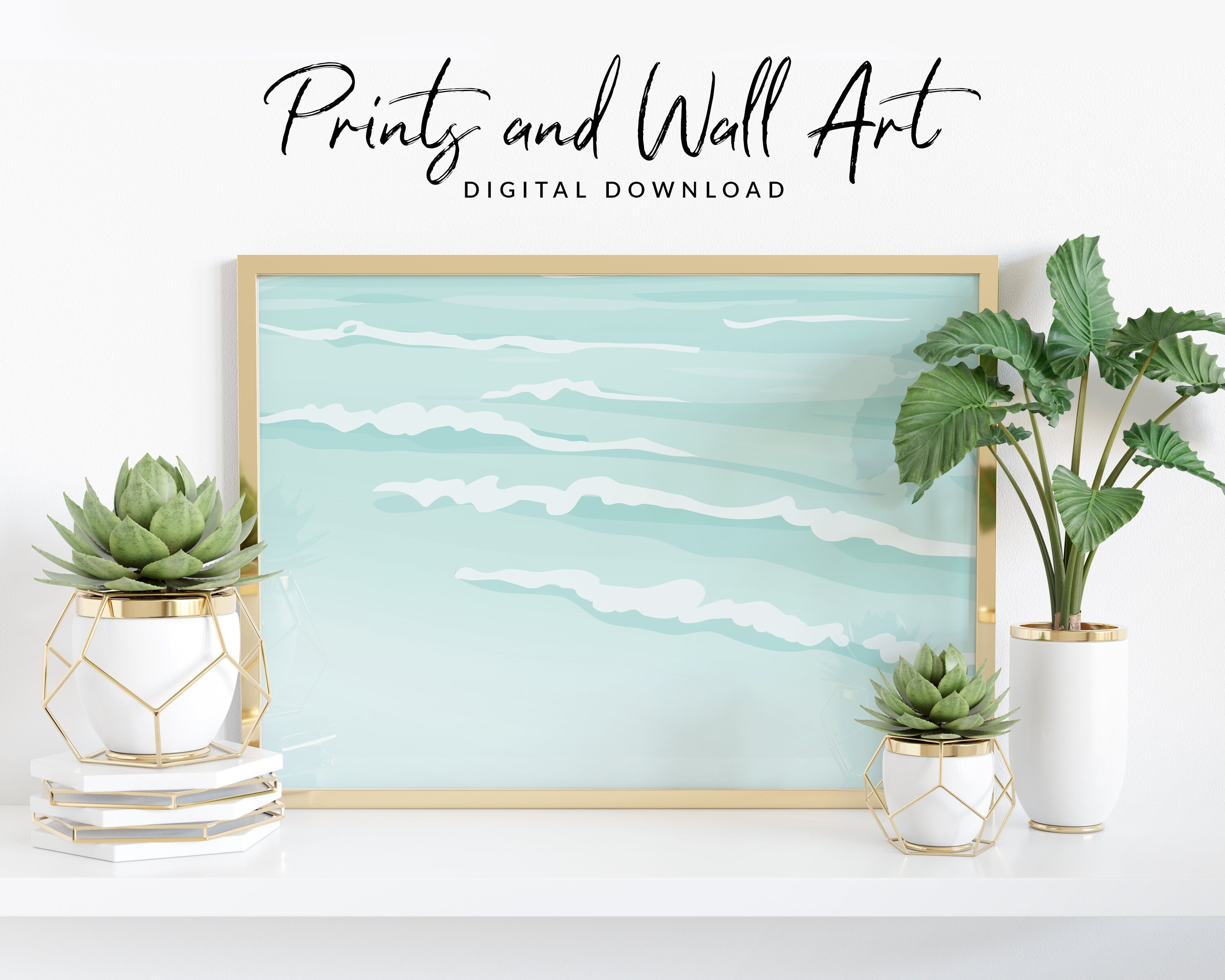 Downloadable Beach Print Beach Print Nature Art Beach Theme - Etsy UK