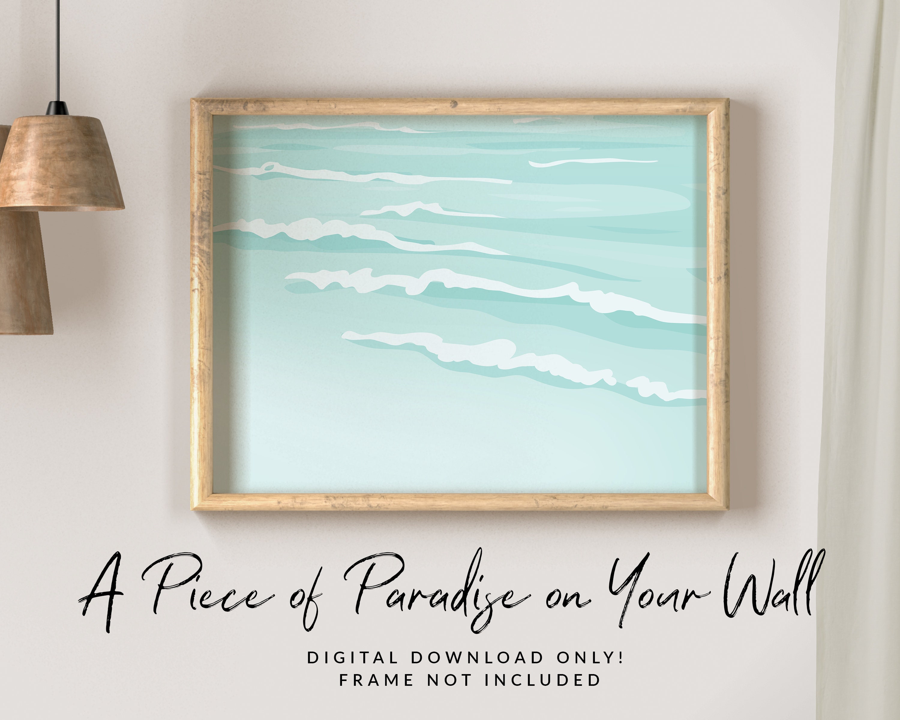 Downloadable Beach Print Beach Print Nature Art Beach Theme - Etsy UK