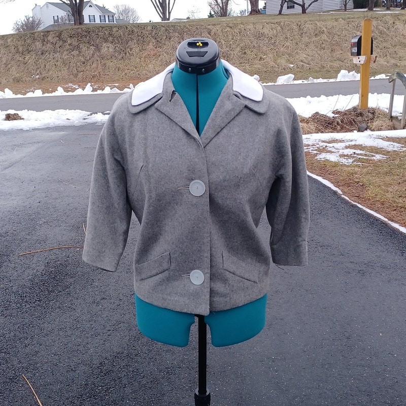 Wool Cropped Jacket - Etsy