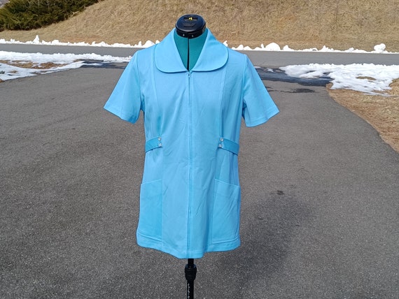 60s 70s Small Medium Sears Blue Polyester Nurse Uniform / - Etsy
