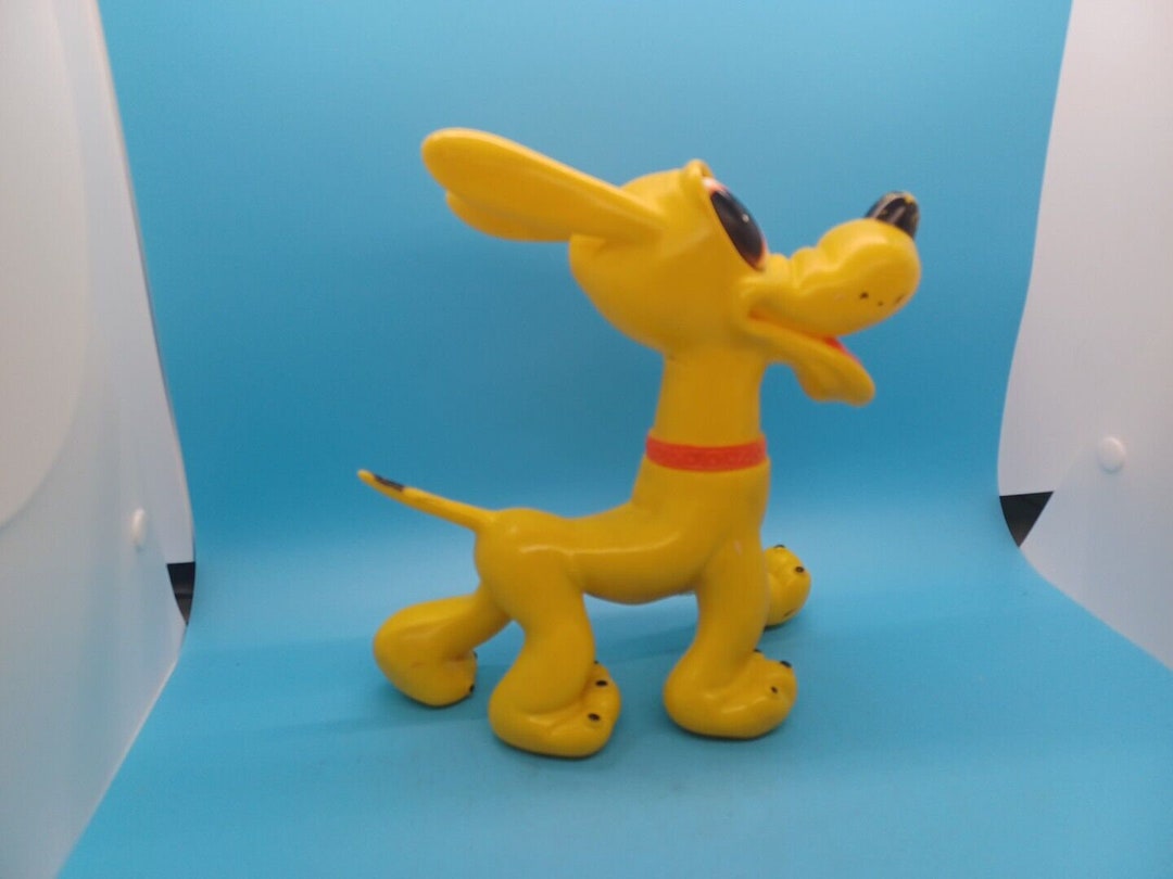 1960s "squeak" Style Pluto Toy, Rubber, Head Turns Possibly Knockoff ...