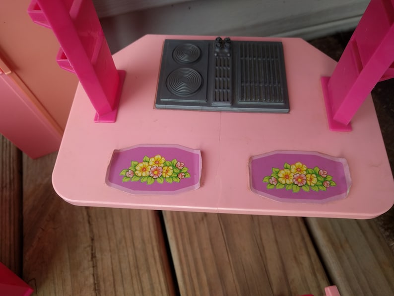 Barbie 80s / 90s Kitchen Set SOME ISSUES see Description - Etsy UK