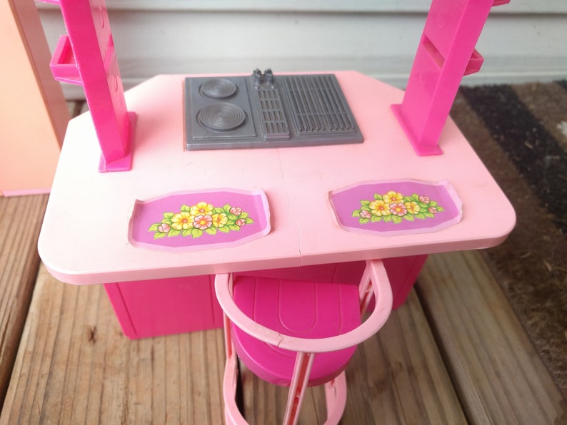 Barbie 80s / 90s Kitchen Set SOME ISSUES see Description - Etsy UK