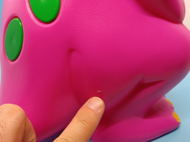 Barney Plastic Storage Container / Toy Box Binney & Smith - Etsy