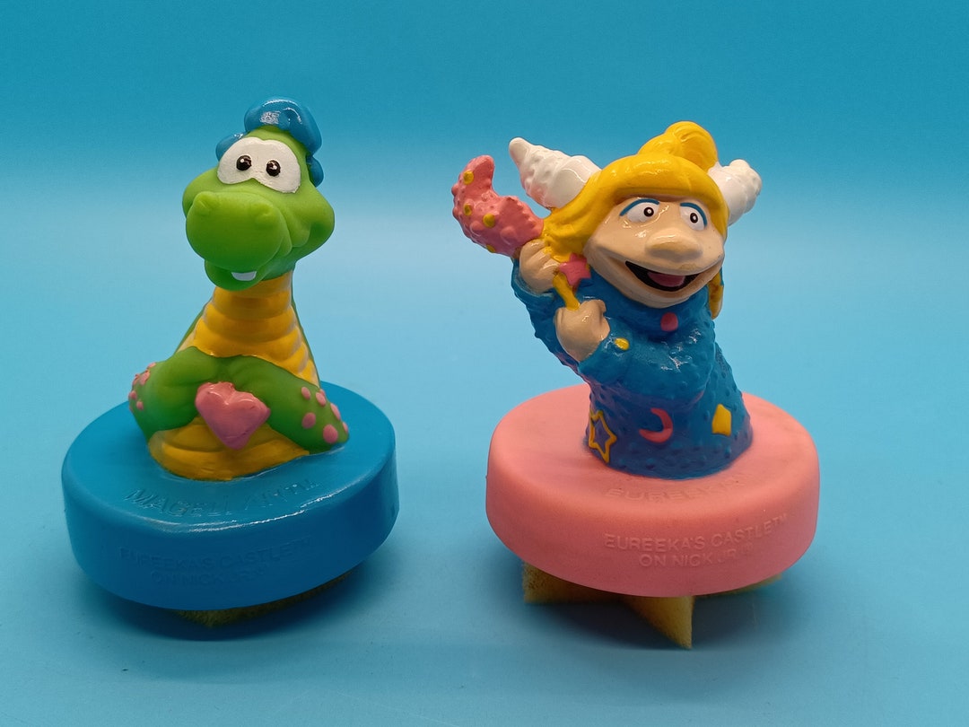 Nickelodeon Eureeka's Castle Foam Stamps, Eureeka, and Magellan, Dragon ...