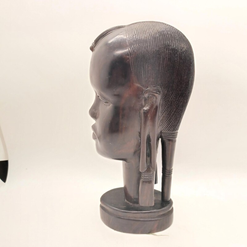 Ebony Carved Heads - Etsy