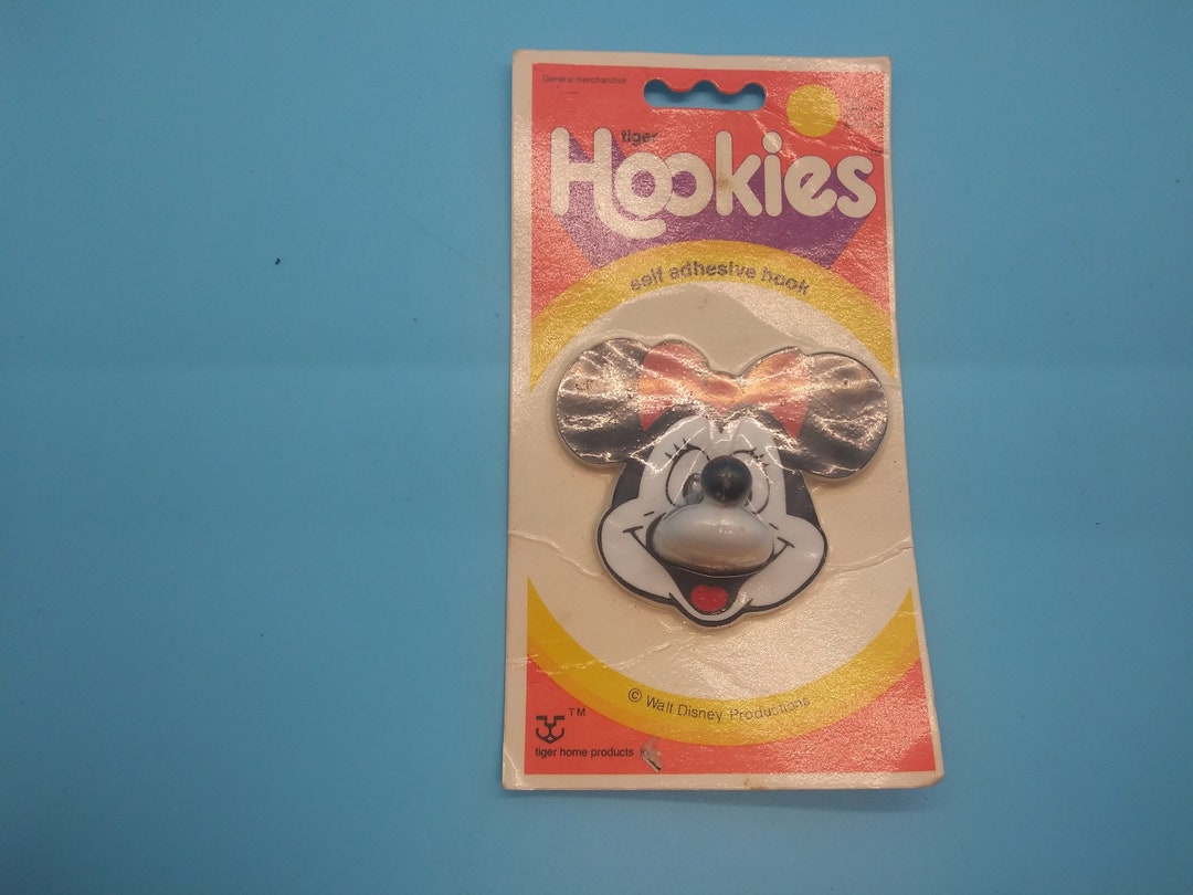 NIP Minnie Mouse Hookies Brand Self Adhesive Hook Disney - Etsy
