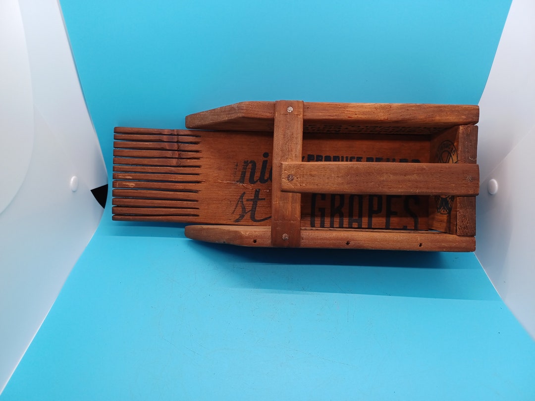 Primitive, Homemade Blueberry / Cranberry, Berry Picker, Rake, Wooden ...