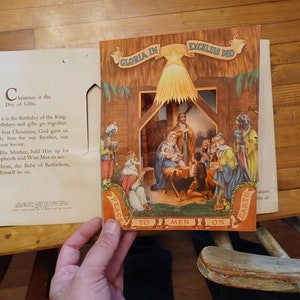The Gifts of Christmas, Daniel Lord, 1940s Pop up Book, Vintage, 40s ...