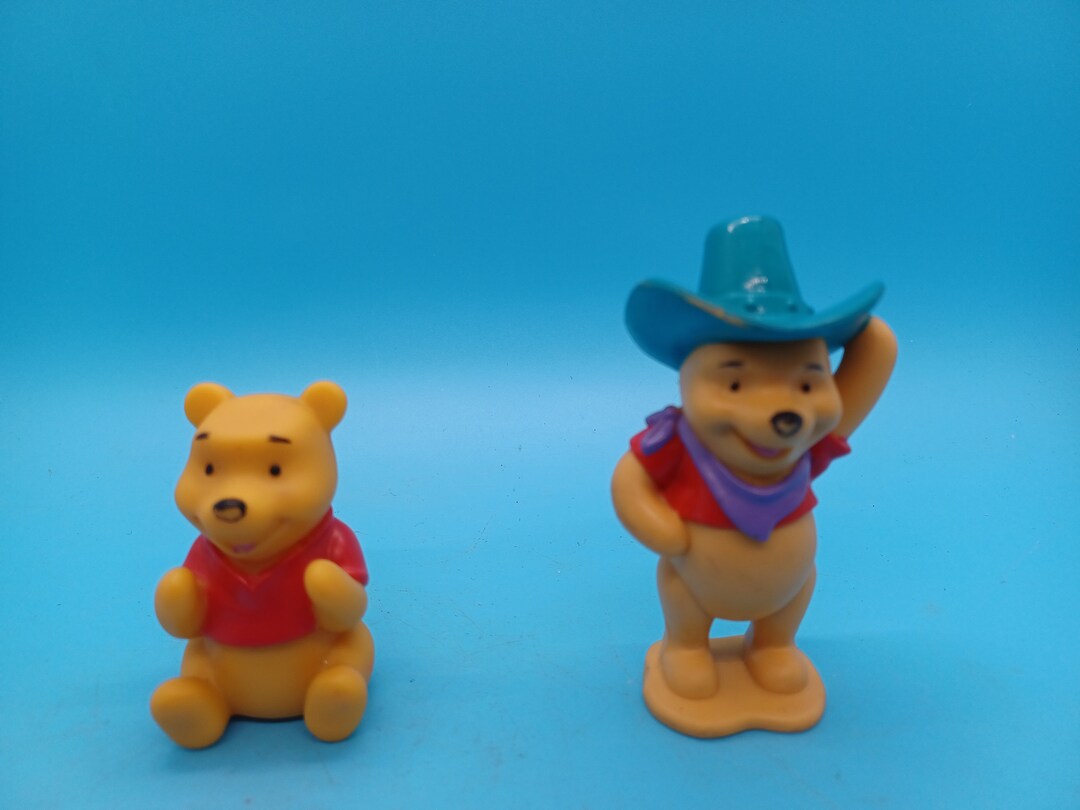 ONE Winnie the Pooh Figure Sitting Cowboy Retro 80s 90s - Etsy