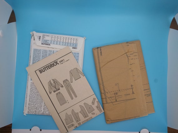 Butterick sewing pattern 6961 girls plus sizes 7,8,10,12\u201914 uncut ...