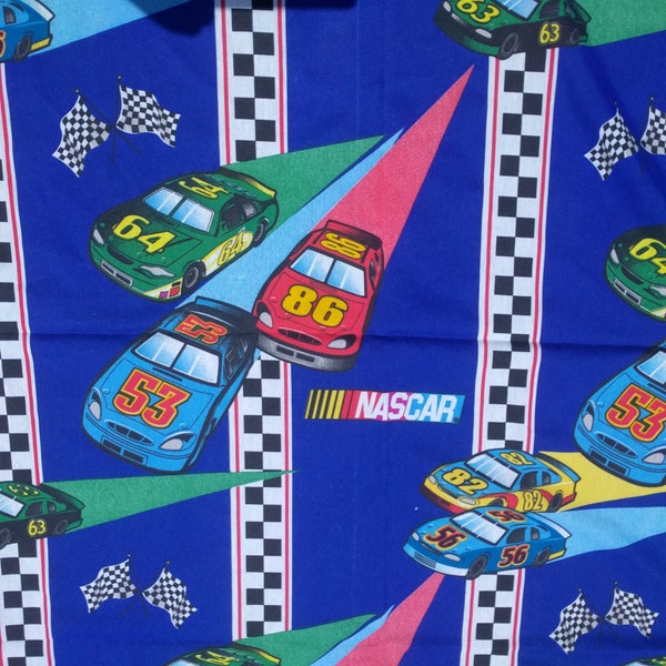 Vintage Nascar Fabric - Etsy