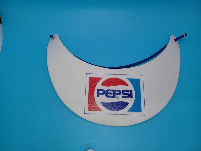 ONE 1980s Vintage Pepsi Foam Visor 80s Retro Advertising - Etsy