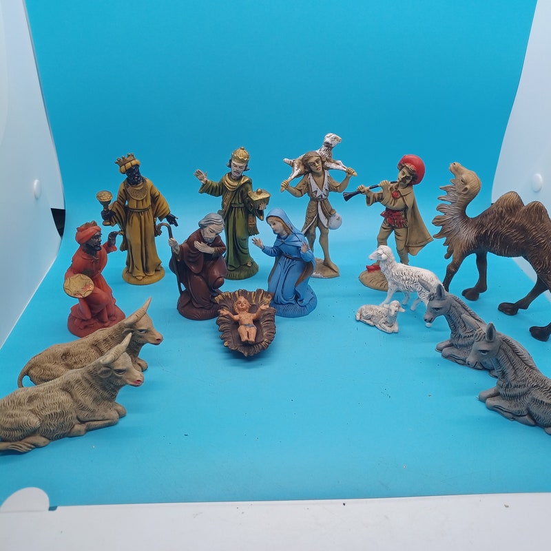 Plastic Nativity - Etsy