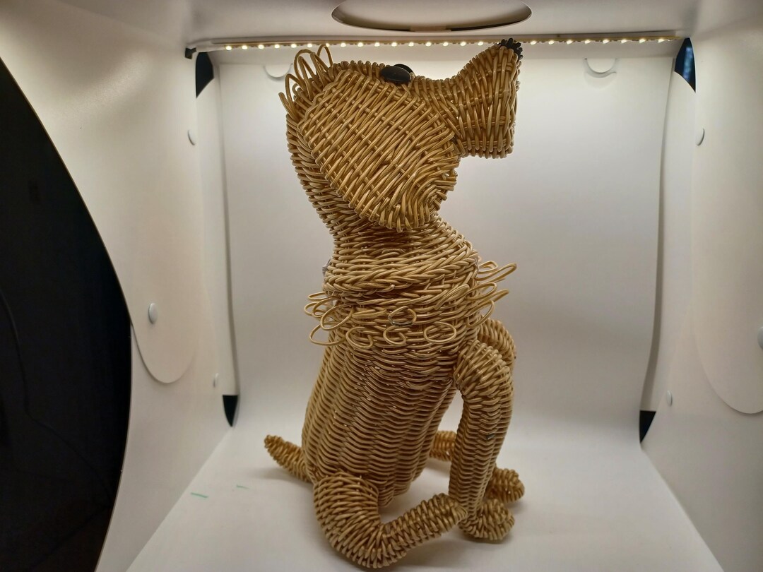 1950s Wicker Poodle Dog, Basket Purse. NO LEASH Vintage, Kitsch, Style ...