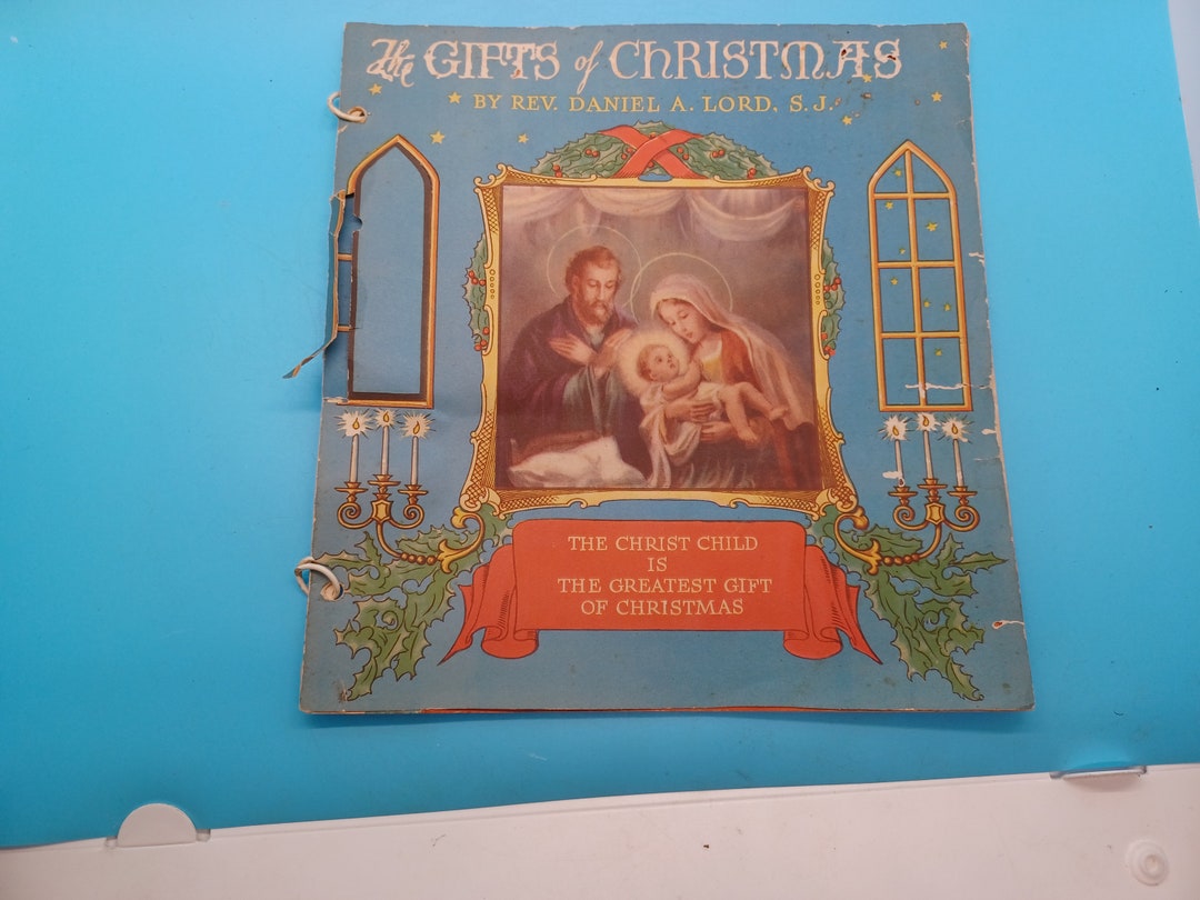 The Gifts of Christmas, Daniel Lord, 1940s Pop up Book, Vintage, 40s ...