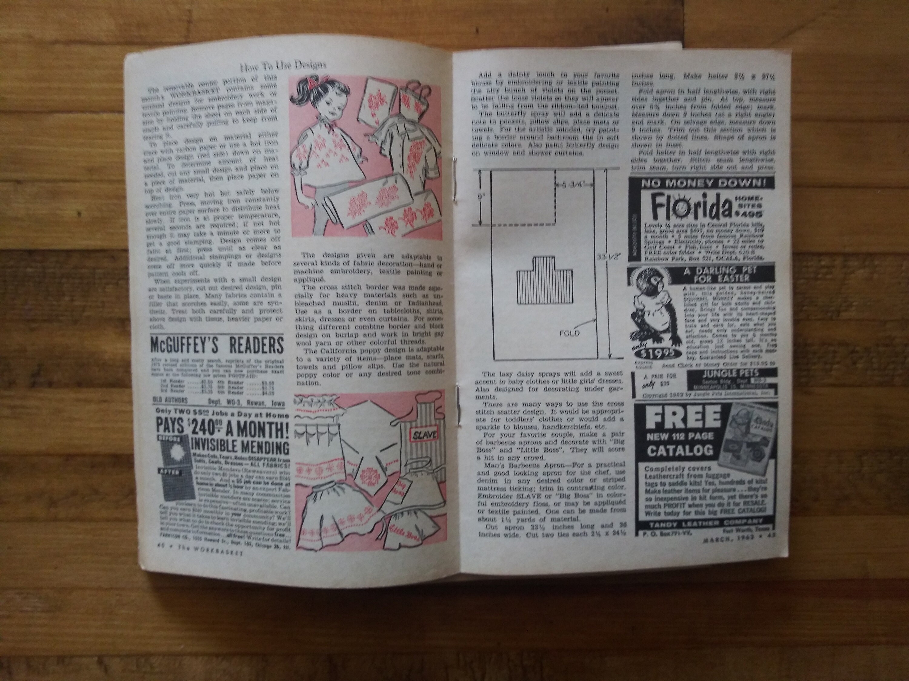 1963 the Workbasket Magazine Craft Woman's Sewing - Etsy