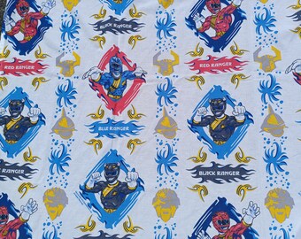 Power Ranger Fabric - Etsy