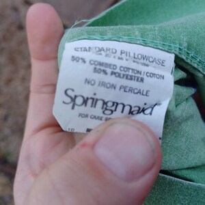 ONE RARE Springmaid 80s Dinosaur Standard Size Pillowcase, Some DAMAGE ...