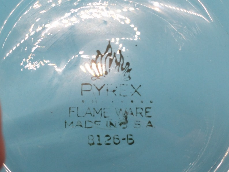 Pyrex 8126b, 8126-b Clear Glass Flameware Teapot, With Lid, Metal Band ...