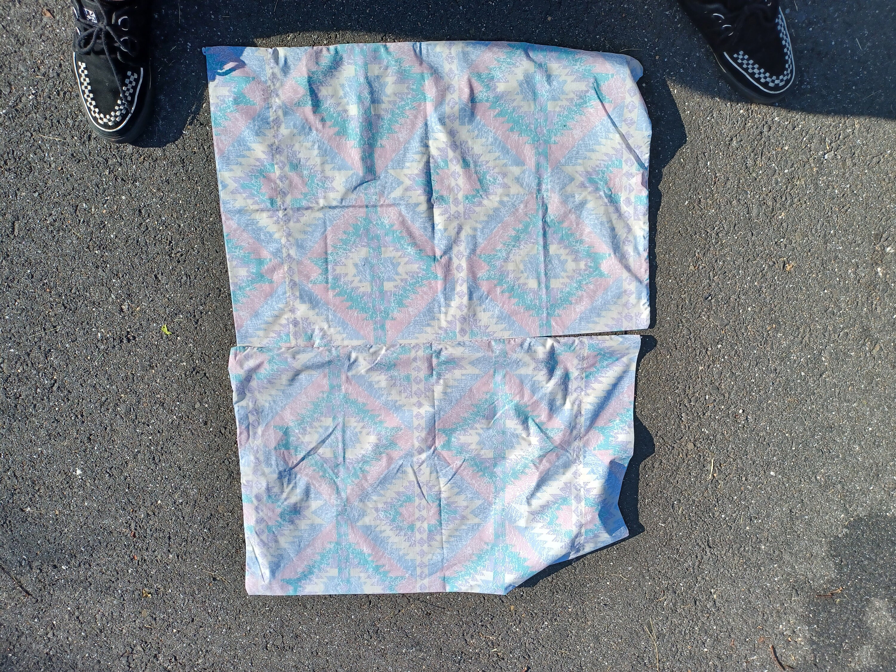 Sears and Roebuck Southwest, Aztec, Desert, FULL Sheet Set, Flat ...