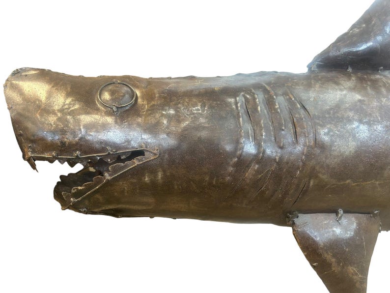 Hanging Iron Shark - Etsy