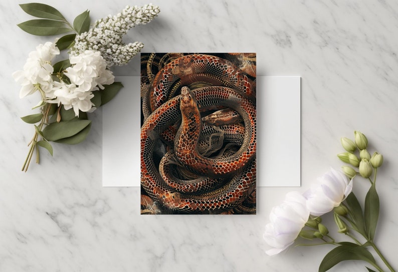 Vintage Snake Art Print, Digital Download Serpent Illustration, Gothic ...