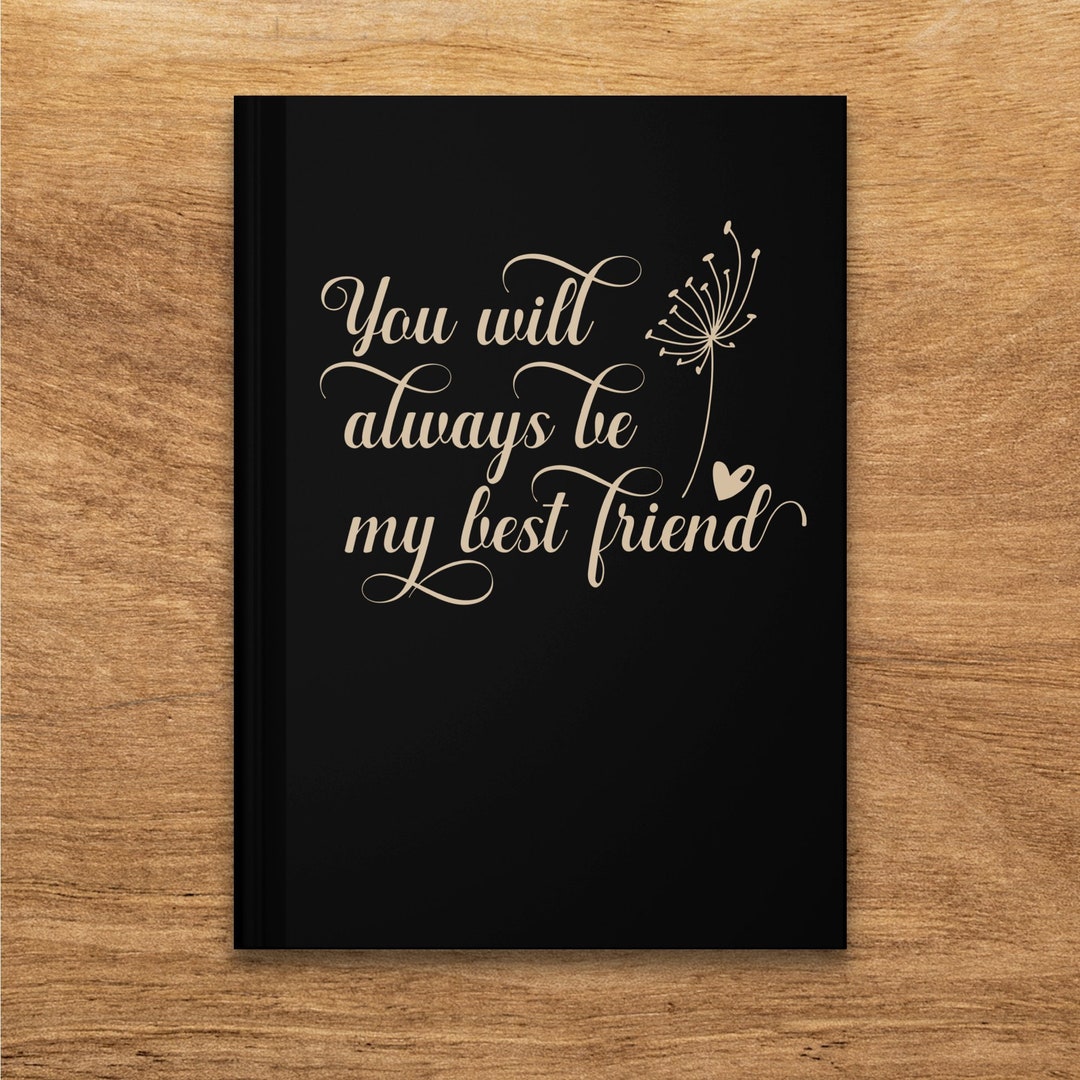 Memorial Journal, Best Friend Tribute, Custom Heart Photo, Remembering ...