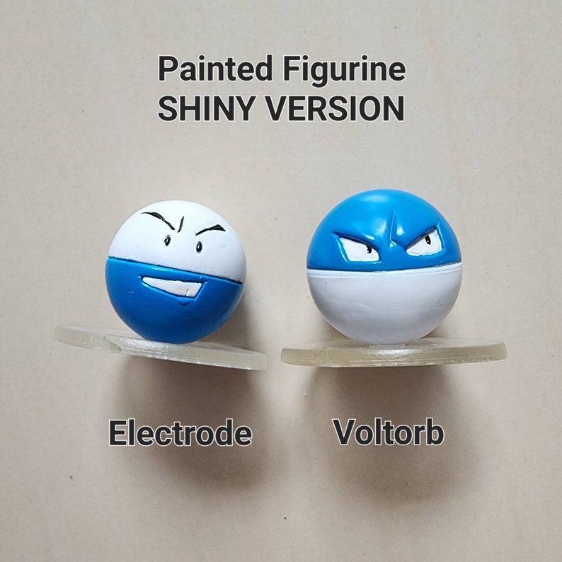 Pokemon Figure Electrode Voltorb 2 Pokémon Figurine - Etsy