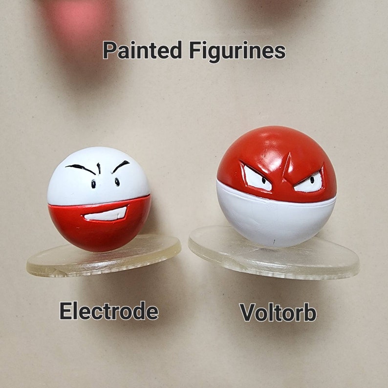 Pokemon Figure Electrode Voltorb 2 Pokémon Figurine - Etsy
