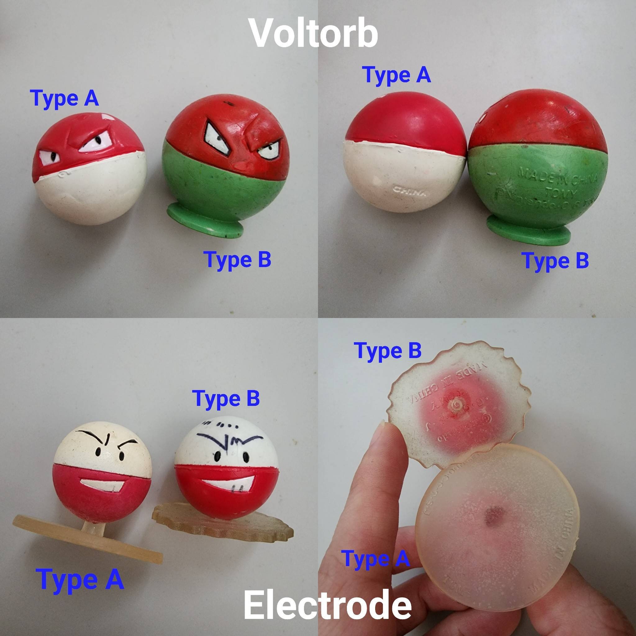 Pokémon Tomy Figura Electrodo Voltorb 2 Pokémon - Etsy México