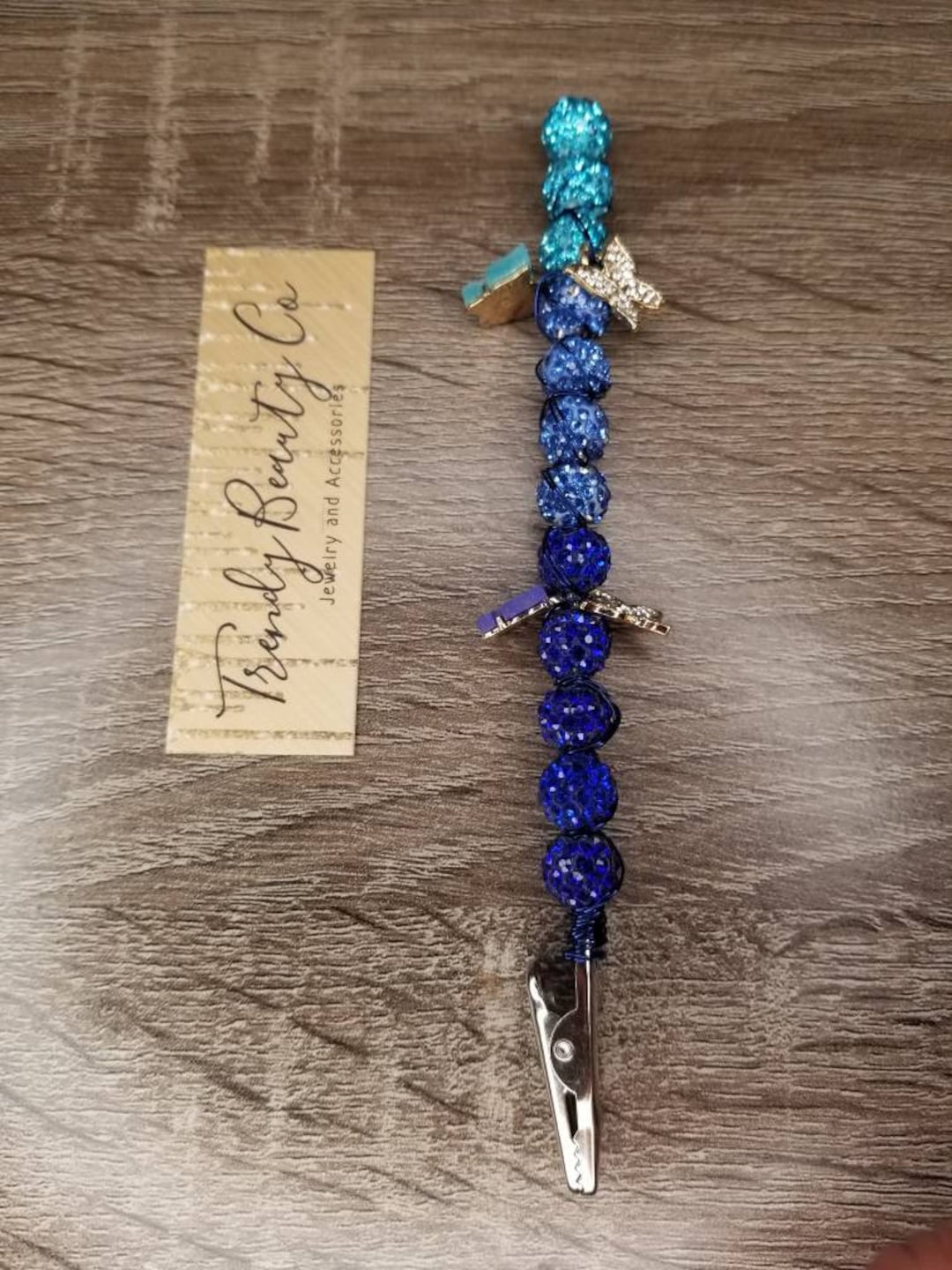 Trendy Atm Credit Card Clip Grabber Holder Keychain Long Nail Tool ...