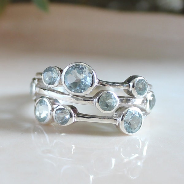 Multi Stone Ring - Etsy