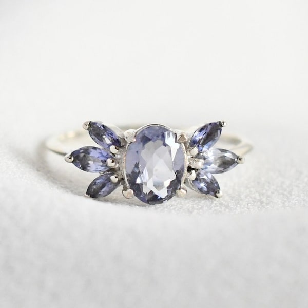 Iolite Ring - Etsy