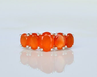 Red Orange Crystal | Etsy