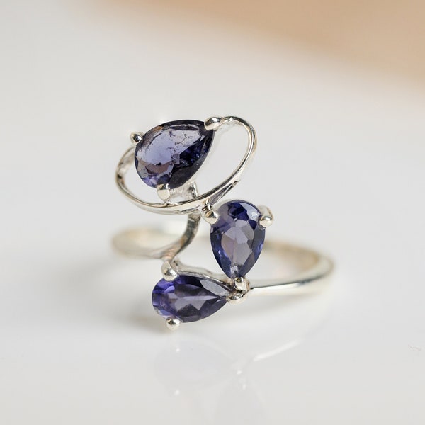 Iolite Ring - Etsy